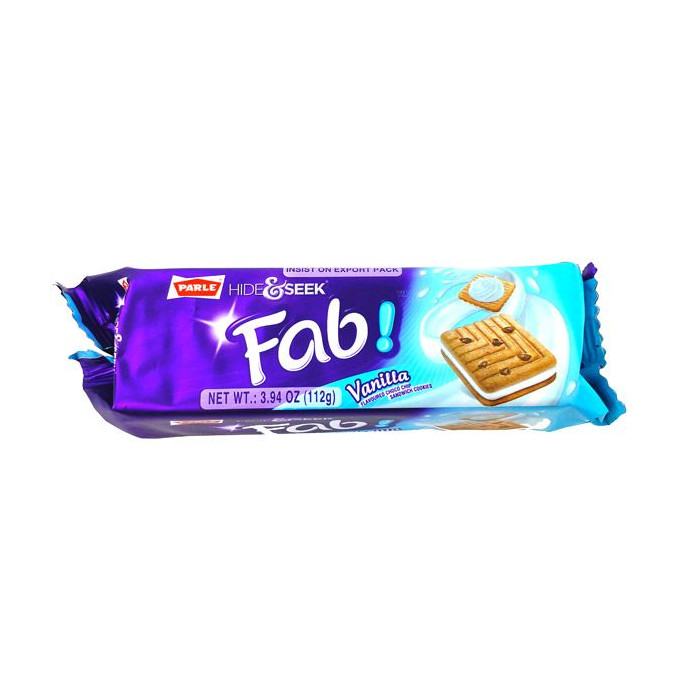 Parle H & S Fab Sandwich Vanilla - Case