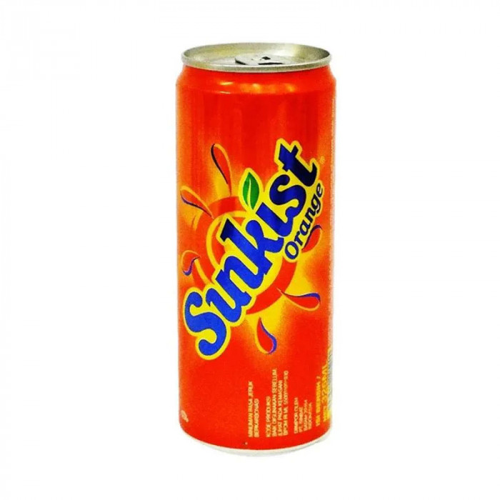 Sunkist Orange Can Drink - Case