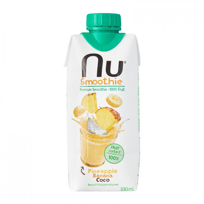 Nu Smoothie Pineapple Banana Coconut - Case
