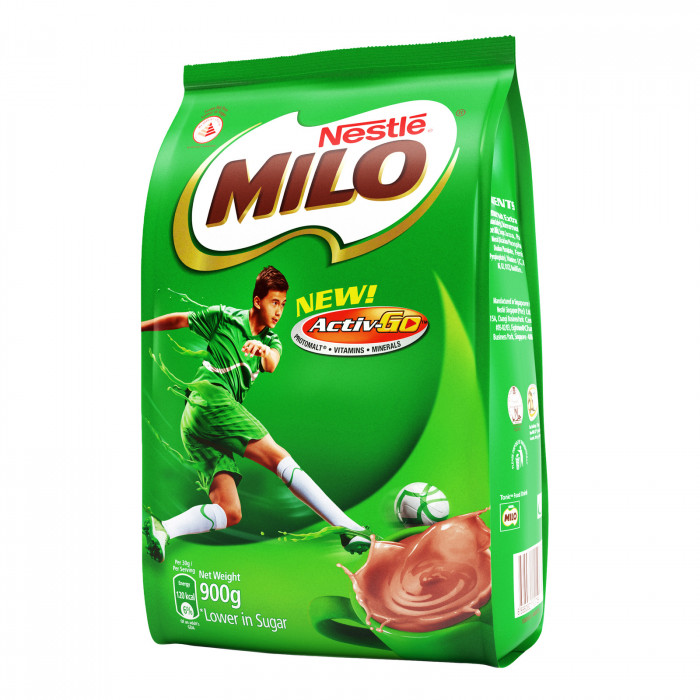 MILO Activ-Go Instant Chocolate Malt Drink Powder Refill - Case