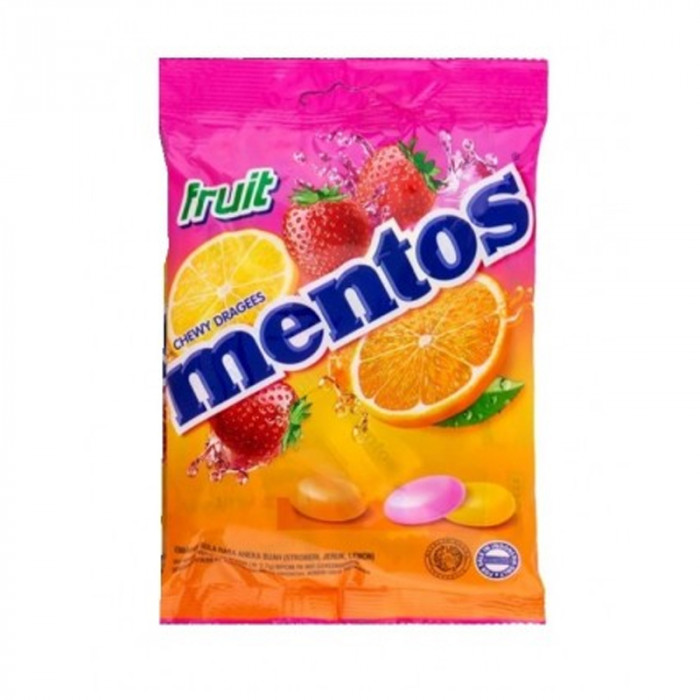 Mentos Chewy Dragees Fruit - Case