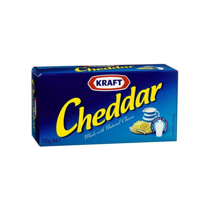 Kraft Cheddar Cheese Packets - Case