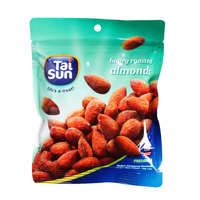 Tai Sun Honey Roasted Almonds - Case