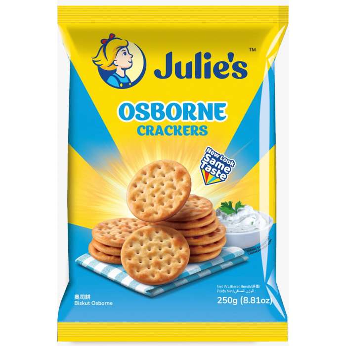 Julie's Osborne Crackers 136g - Case
