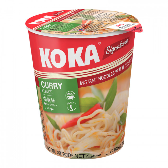 Koka Signature NO MSG Curry Flavour Instant Noodles - Case