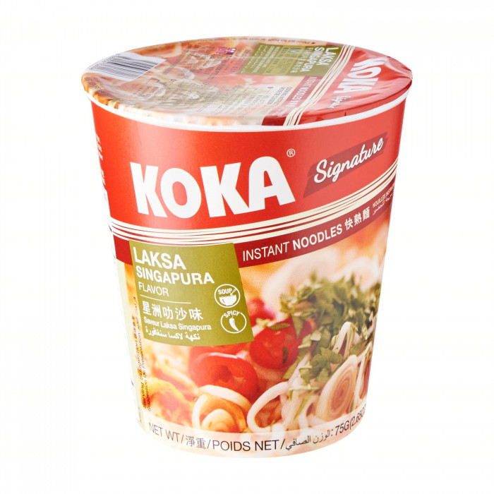 Koka Signature NO MSG Laksa Singapura Flavour Instant Noodles - Case