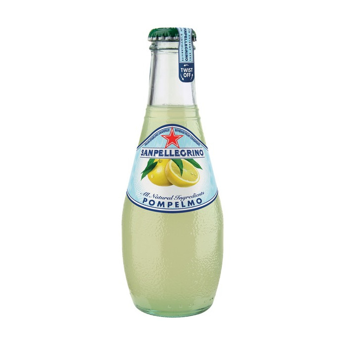 SAN PELLEGRINO POMPELMO SPARKLING WATER GLASS BOTTLE - CASE