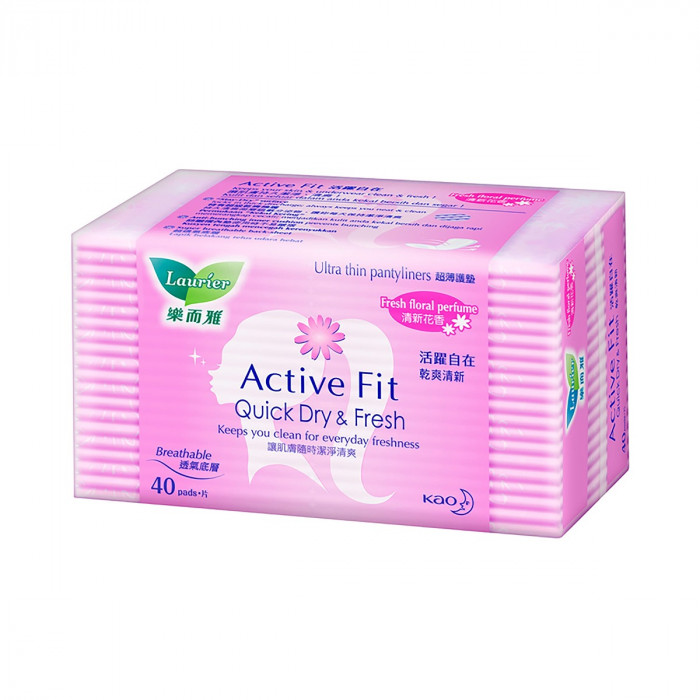 Laurier Active Fit Quick Dry & Fresh Floral Perfume - Carton