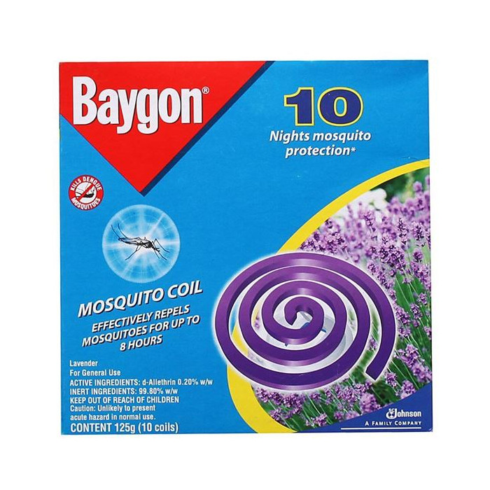 Baygon Mosquito Coil Lavender - Case