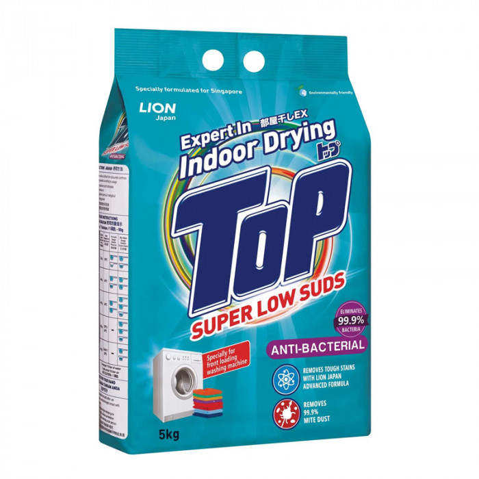 Top Detergent Anti-Mite Dust Super Low Suds Anti Bacterial - Case