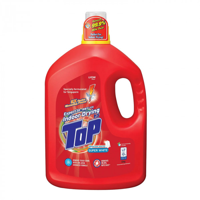 Top Liquid Detergent Super White - Case