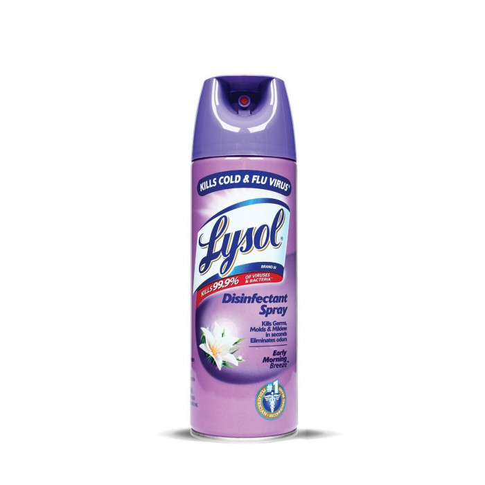 Lysol Disinfectant Spray Early Morning Breeze Scent - Case