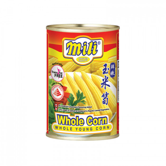 Mili Whole Young Corn - Case