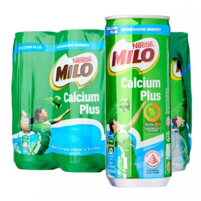 MILO Calcium Plus Ready to Drink Can - Case