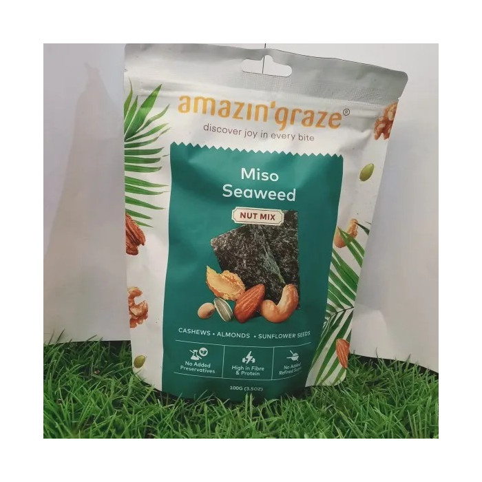 Amazin' Graze Miso Seaweed - Carton
