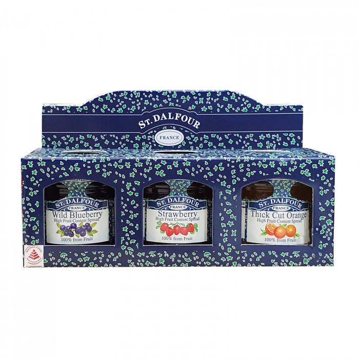 St. Dalfour Four Fruits Spread Minis Multipack - Case