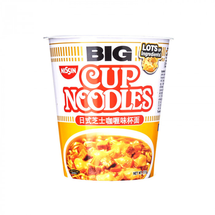 Nissin Cheese Curry Big Cup Noodles - Case
