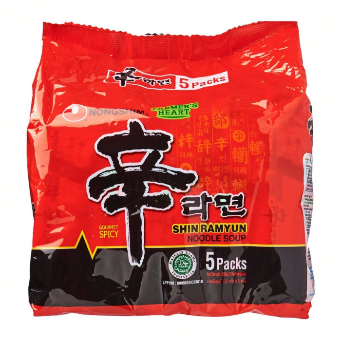 Nongshim Spicy Mushroom Instant Noodle Halal - Case