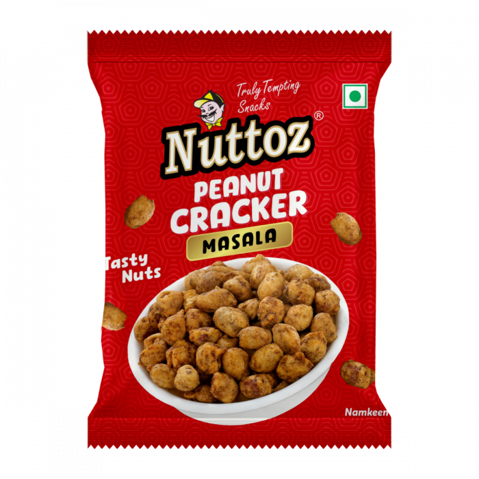 Nuttoz Peanut Cracker - Masala - Carton
