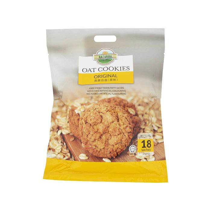Naturell Oat Cookies Original (18S) - Carton