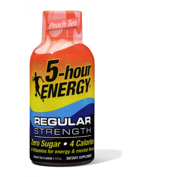 5-Hour Energy Drinks Peach Regular - Carton