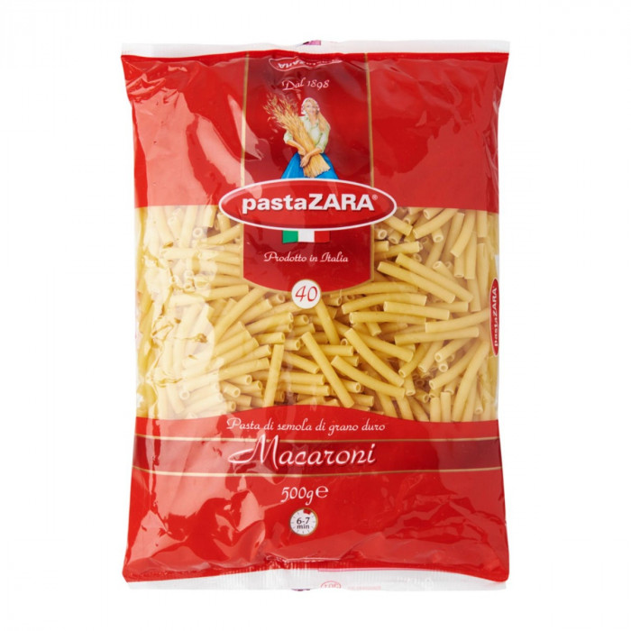 Pasta Zara Italian 40 Macaroni Pasta - Case