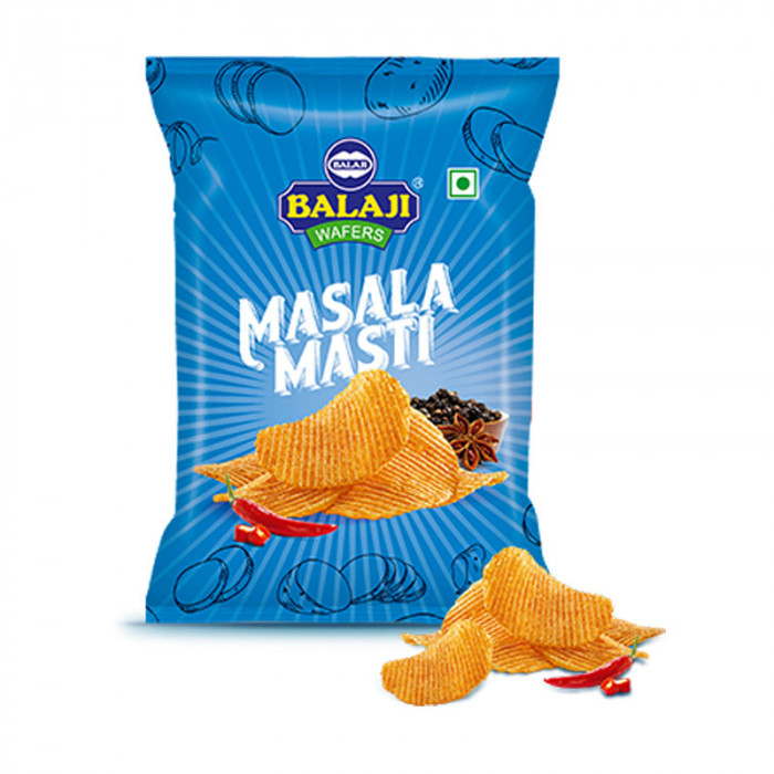 Balaji Wafers Masala Masti Potato Chips - Case