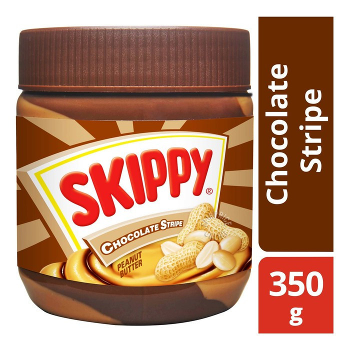 Skippy Chocolate Stripes Peanut Butter - Case