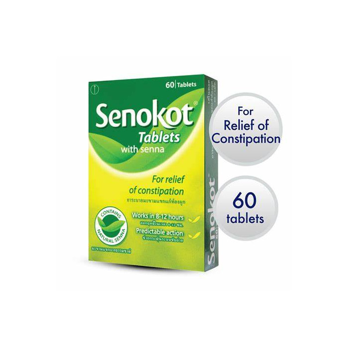 Senokot® Regular Strength Laxative Tablets - Carton