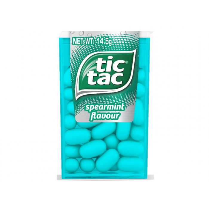 Tic Tac Spearmint Flavoured Candies - Case
