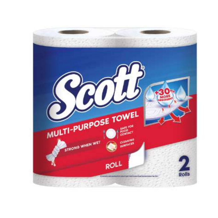 Scott Kitchen Towel Rolls 2 x 55's - Case