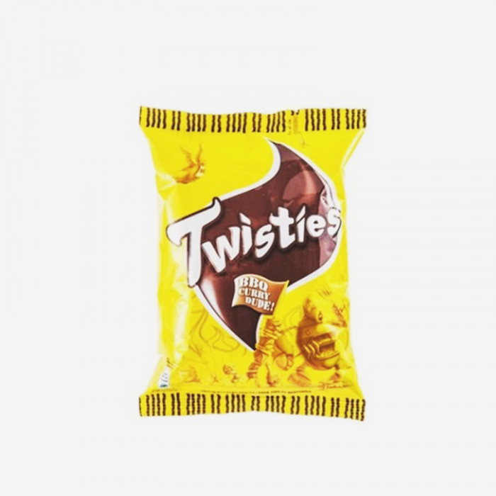 Twisties BBQ Curry Corn Snack - Case