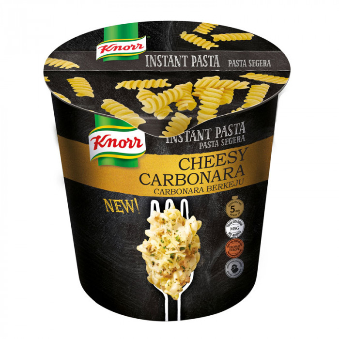 Knorr Instant Cup Pasta Cheesy Carbonara - Case