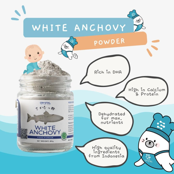 Crystal of the Sea - SFA Certified White Anchovy Food Powder ...