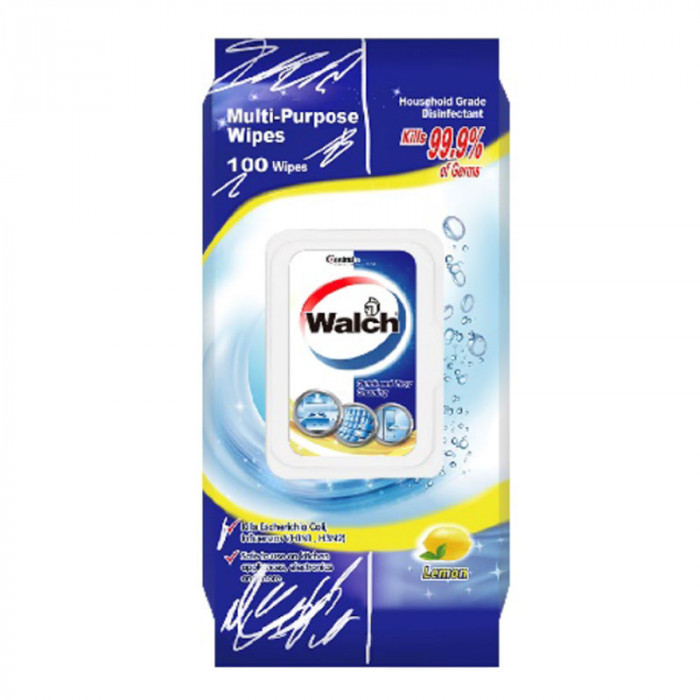 Walch Disinfectant Wipes Lemon - Case