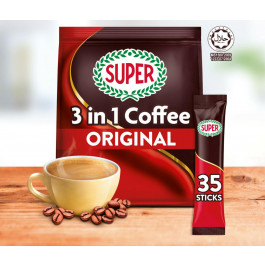 SUPER 3-IN-1 INSTANT COFFEE - REGULAR LOW FAT - Case