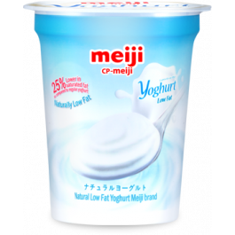 Meiji Low Fat Natural Yoghurt - Case