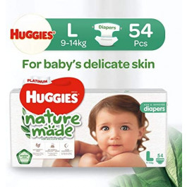 Huggies Nature Made Diapers - Large - Case