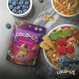 Coco-Us Coconut Rolls - Mixed Berries - Case