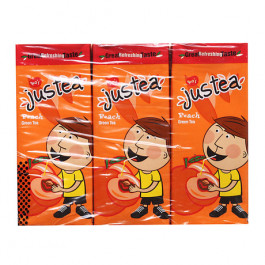Justea Green Tea with Peach Drink - Case