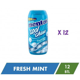 Mentos Cool Chews Fresh Mint Bottle - Carton