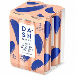 Dash Sparkling Water Peach - Carton