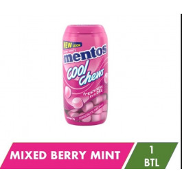 Mentos Cool Chews Berry Mint Bottle - Carton