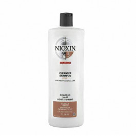 Nioxin System 3 Cleanser Shampoo, Color Treated Hair with Light ...